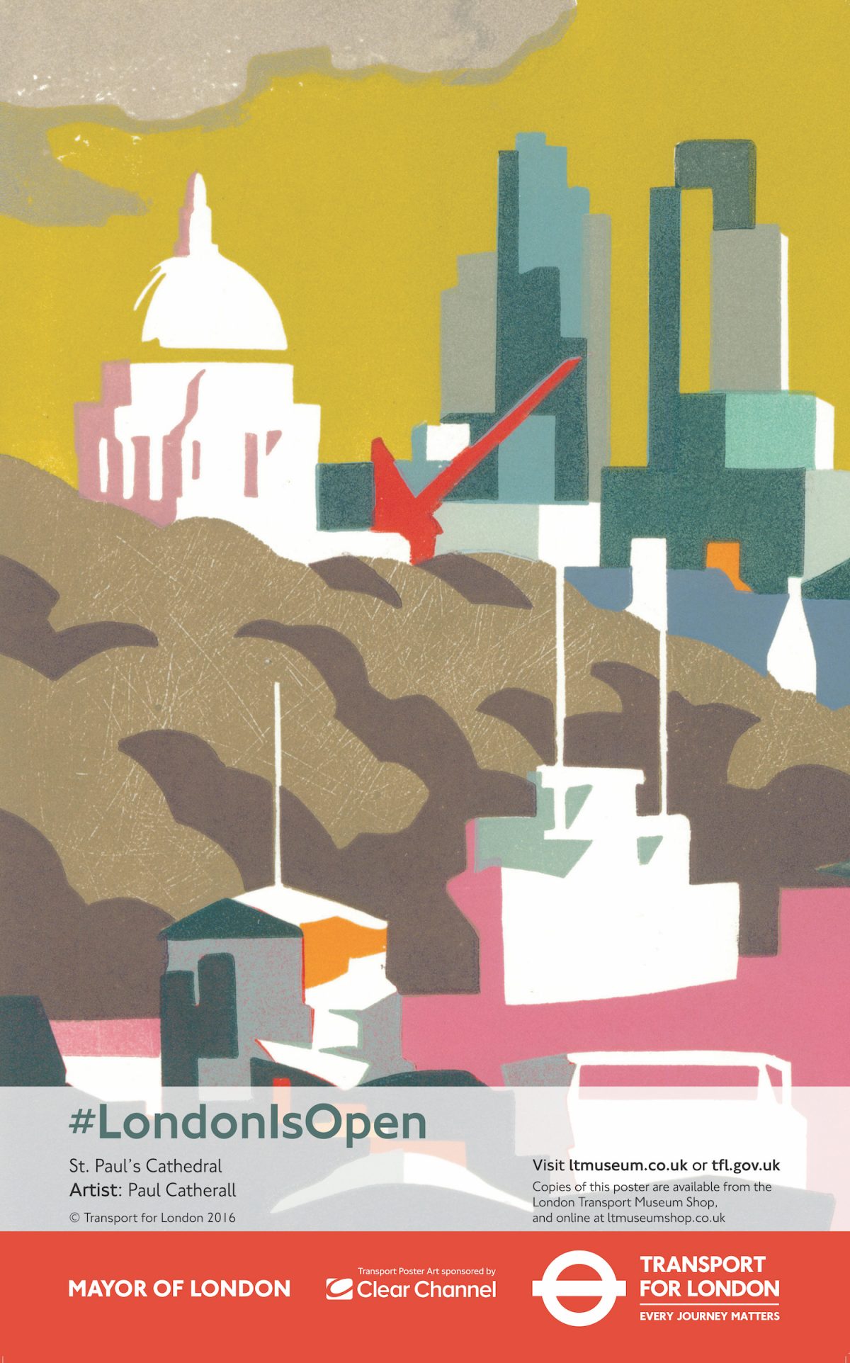 St Paul's Cathedral Poster - Paul Catherall