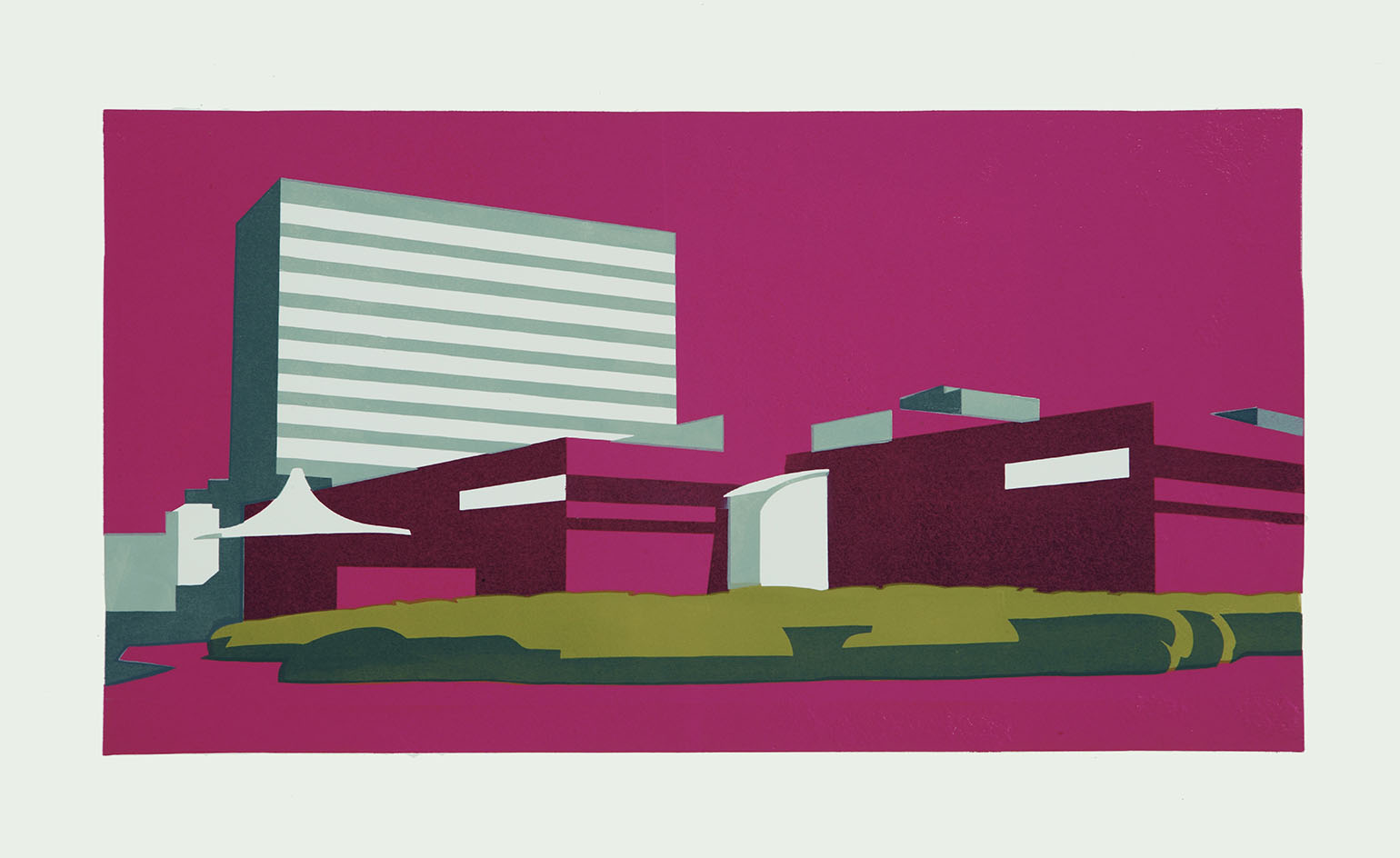 Wallpaper* - Fine Print: Paul Catherall's architectural linocuts pack a ...